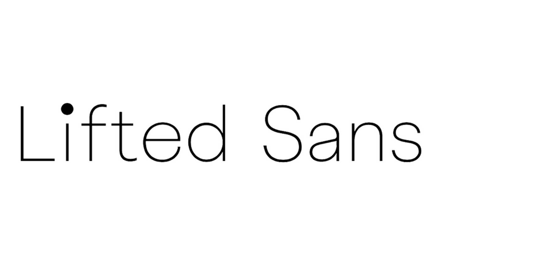 Lifted Sans in use - Fonts In Use