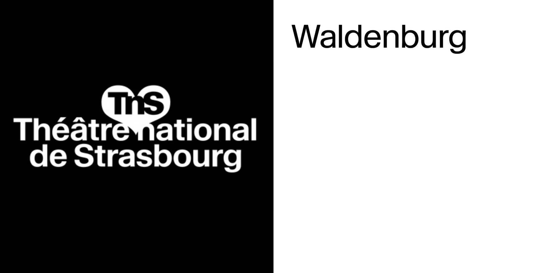 Théâtre national de Strasbourg - Fonts In Use