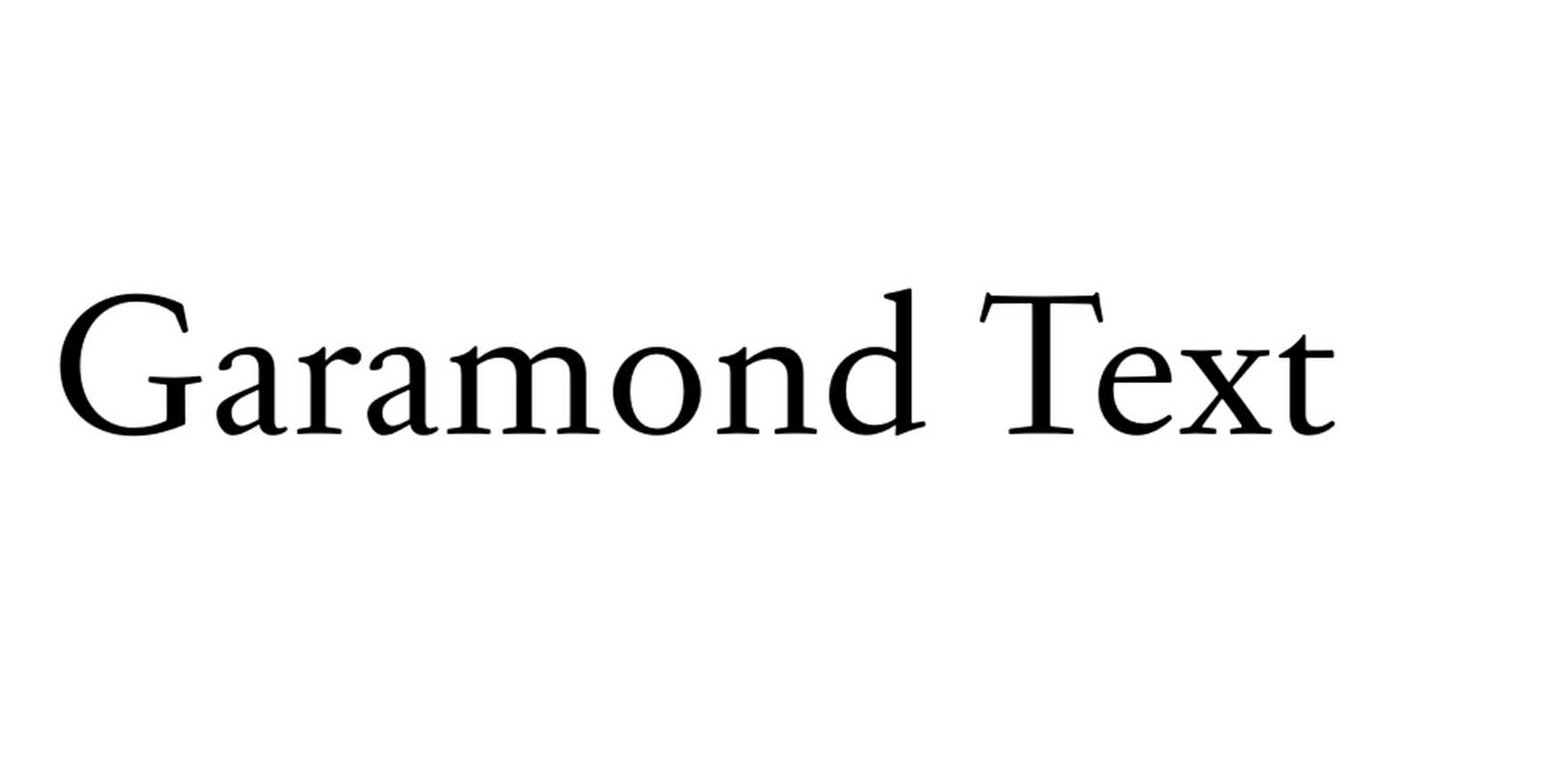 Garamond Text in use - Fonts In Use