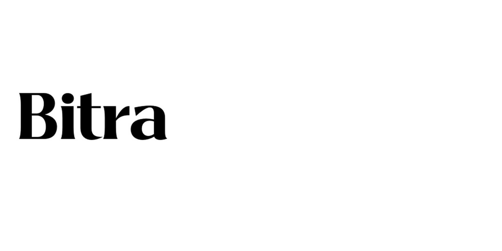 Bitra in use - Fonts In Use
