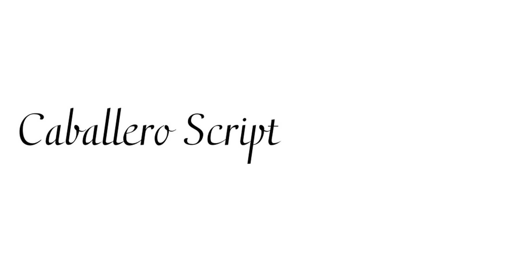 Caballero Script (T4 Foundry) in use - Fonts In Use