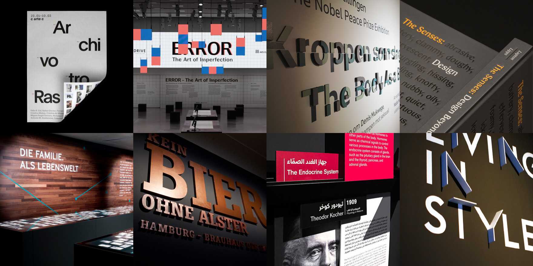 Exhibition - Fonts In Use