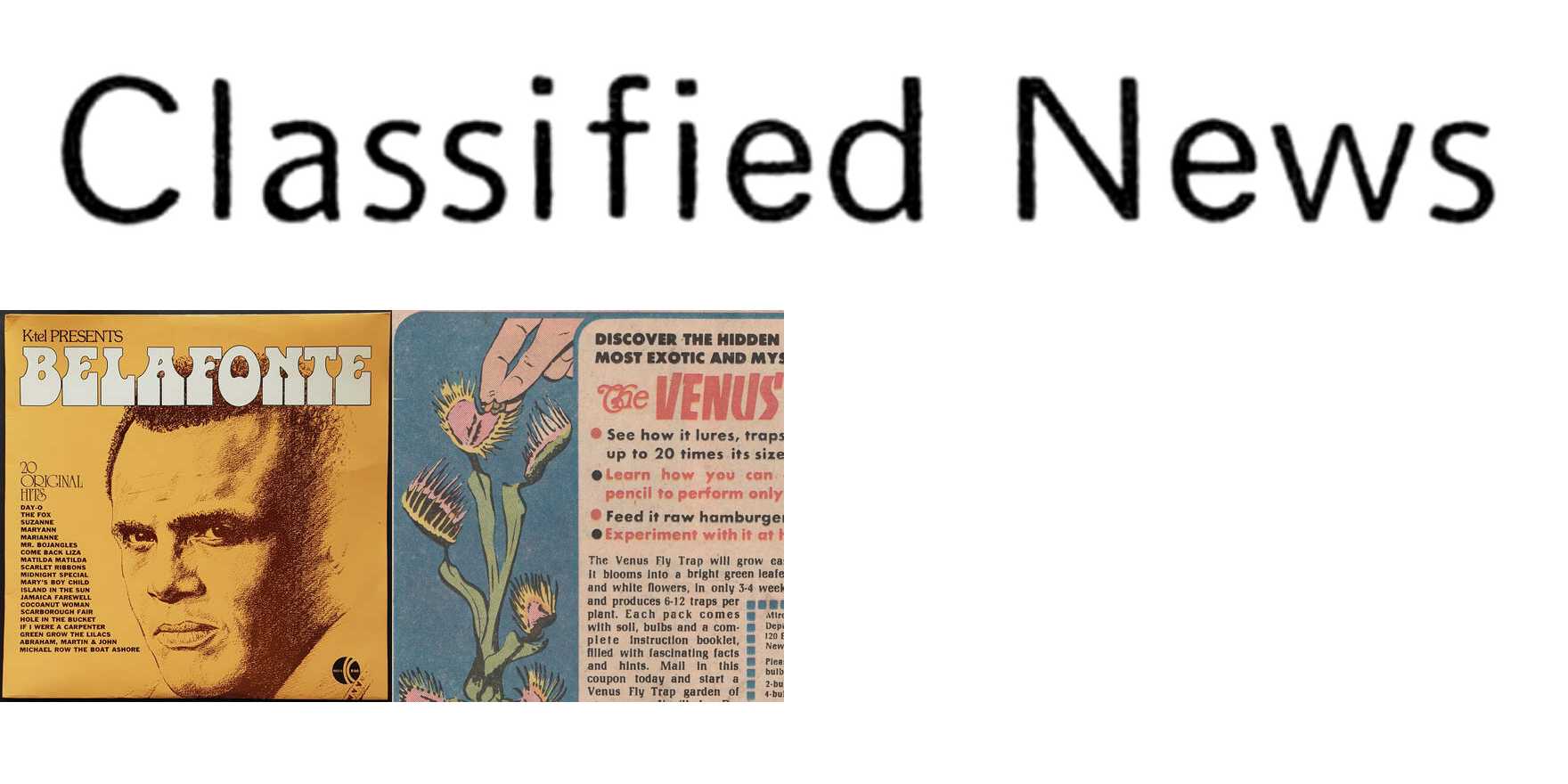 Classified News in use - Fonts In Use