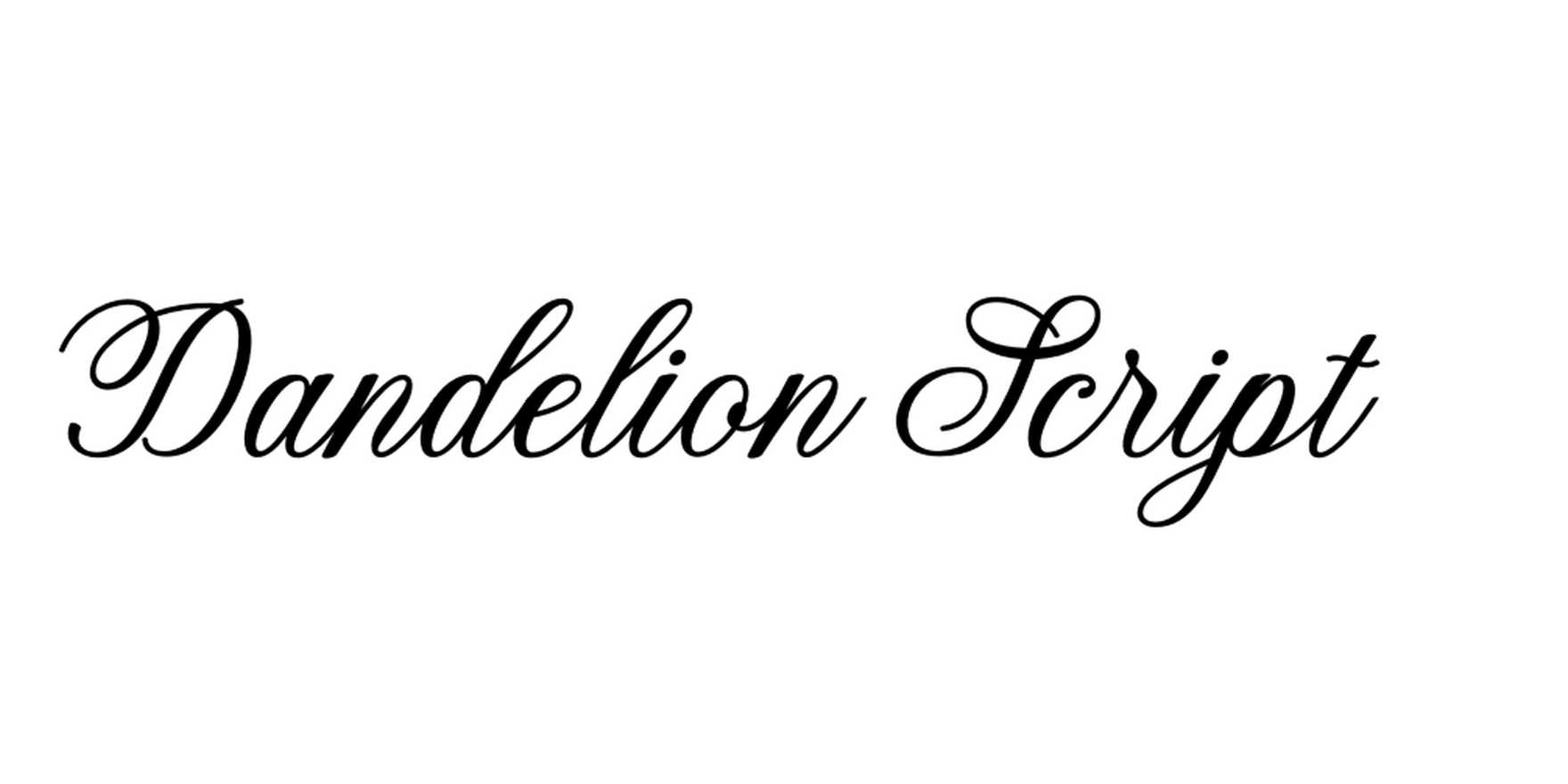 Dandelion Script in use - Fonts In Use
