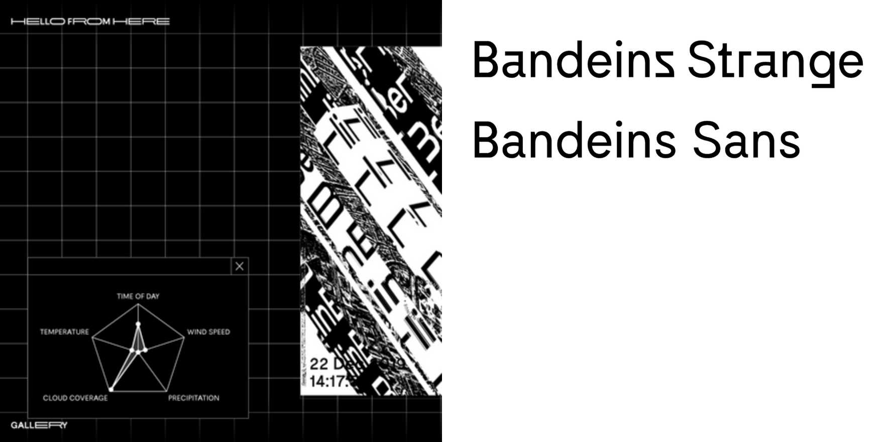 Hello from Here - Fonts In Use