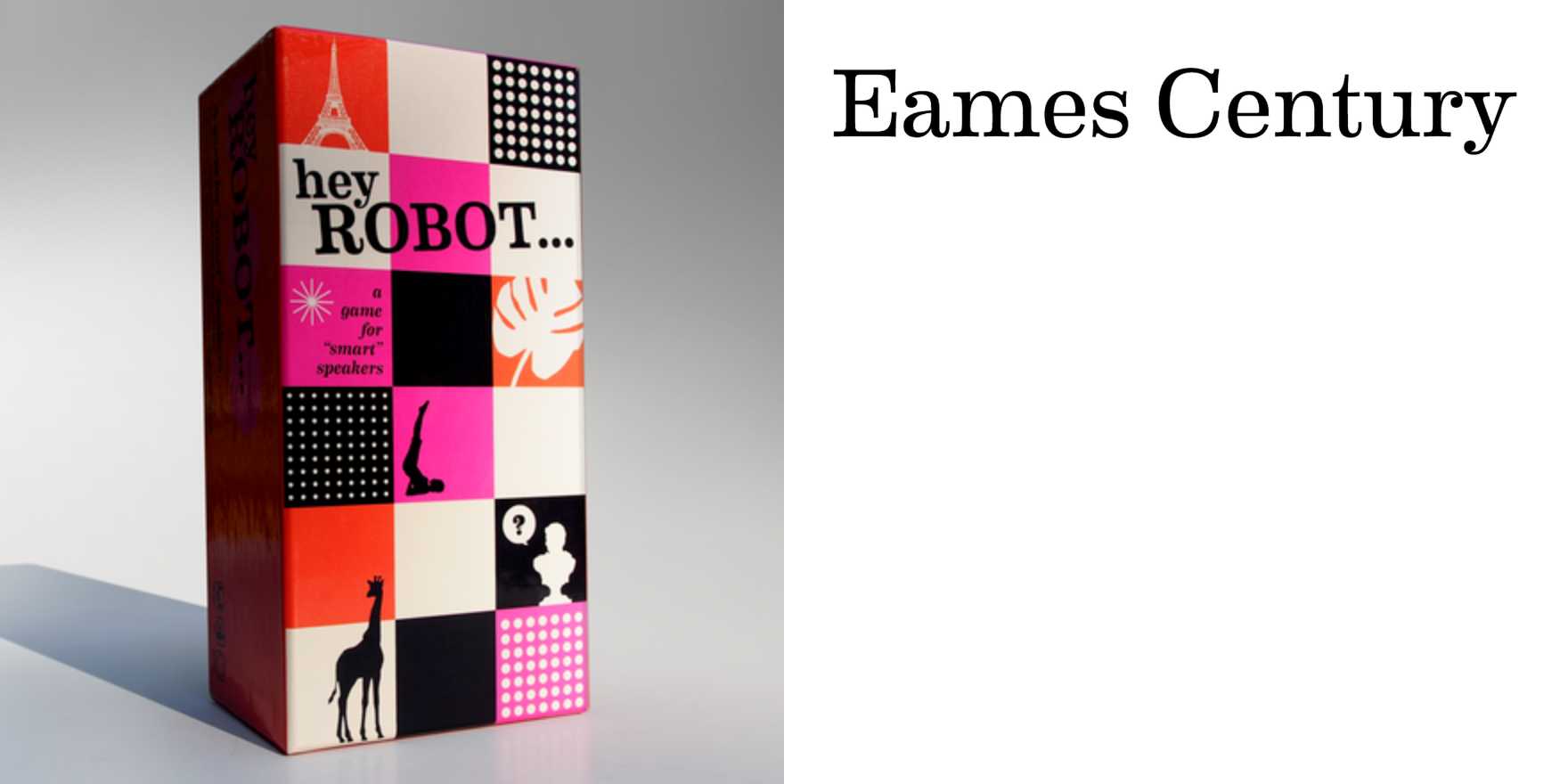 Hey Robot packaging and Kickstarter campaign - Fonts In Use