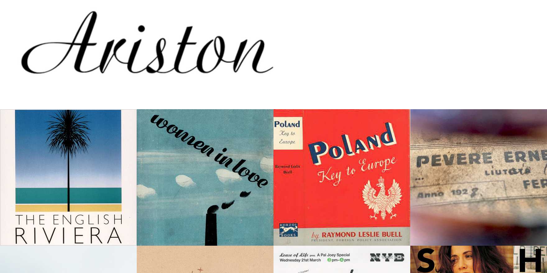 Ariston in use - Fonts In Use