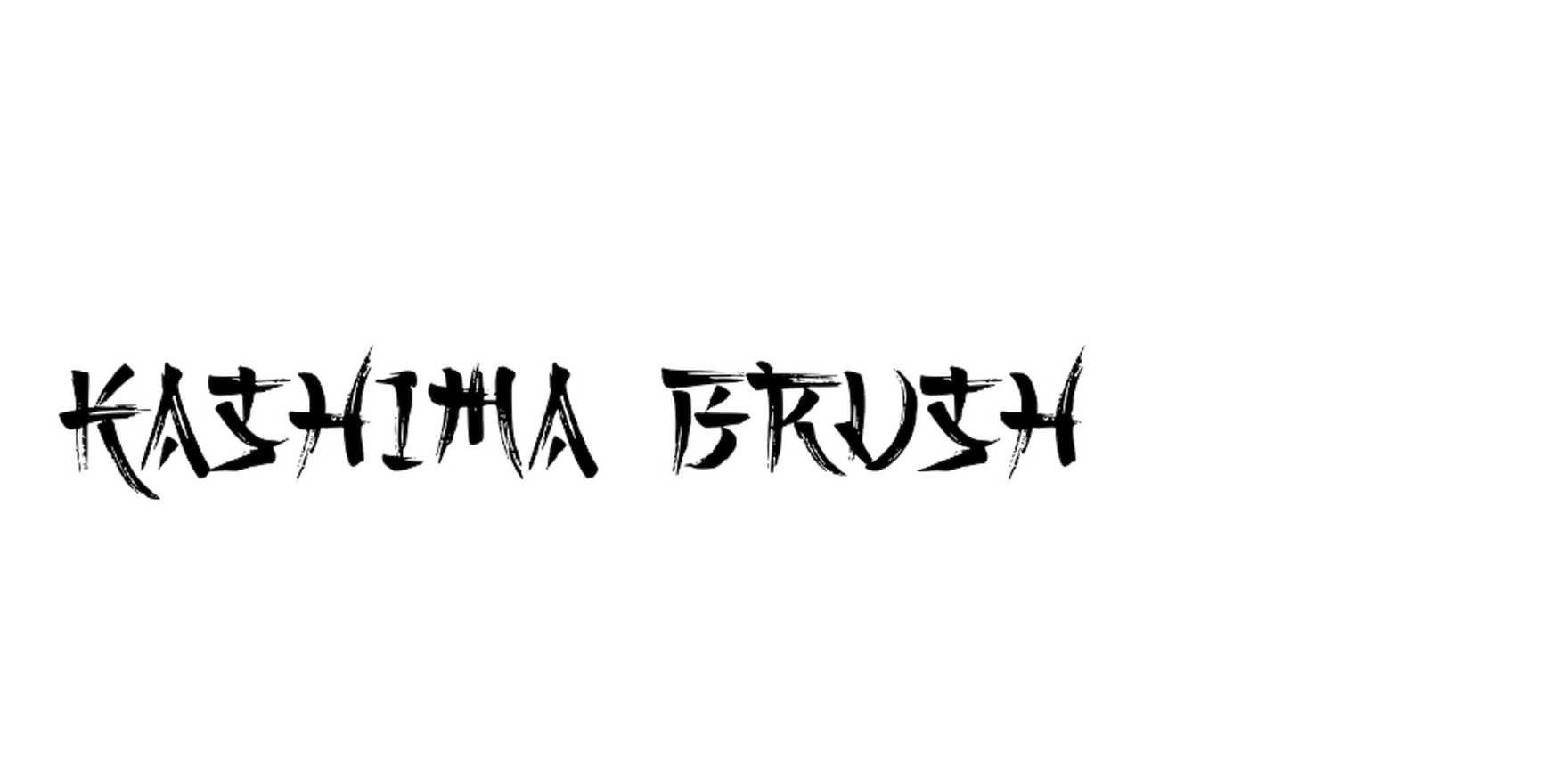 Kashima Brush in use - Fonts In Use