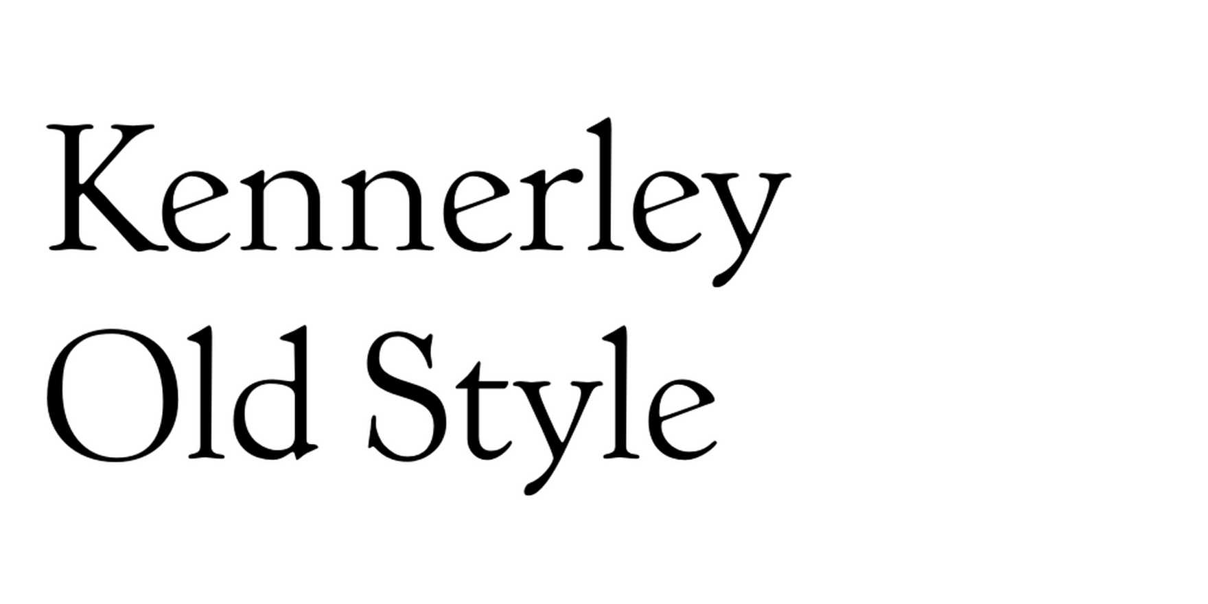 Kennerley Old Style in use - Fonts In Use