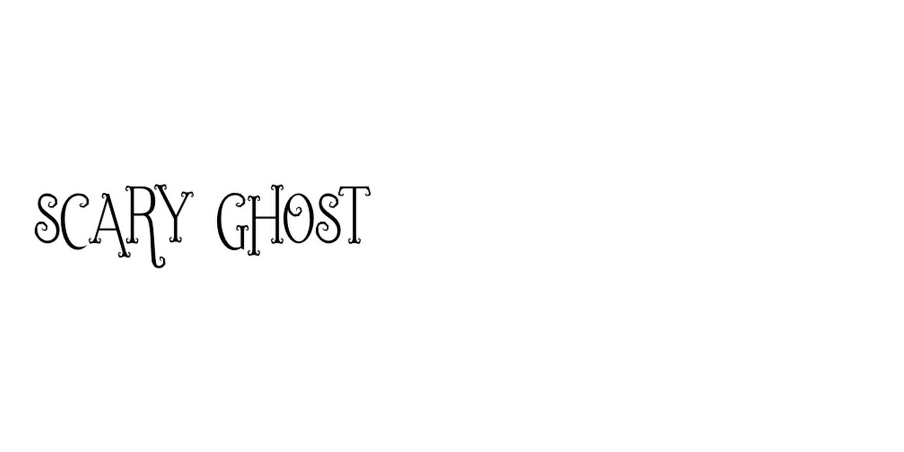 Scary Ghost in use - Fonts In Use