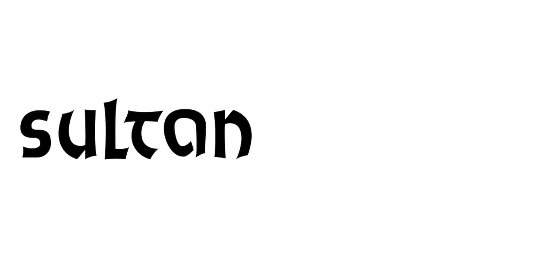 Sultan in use - Fonts In Use