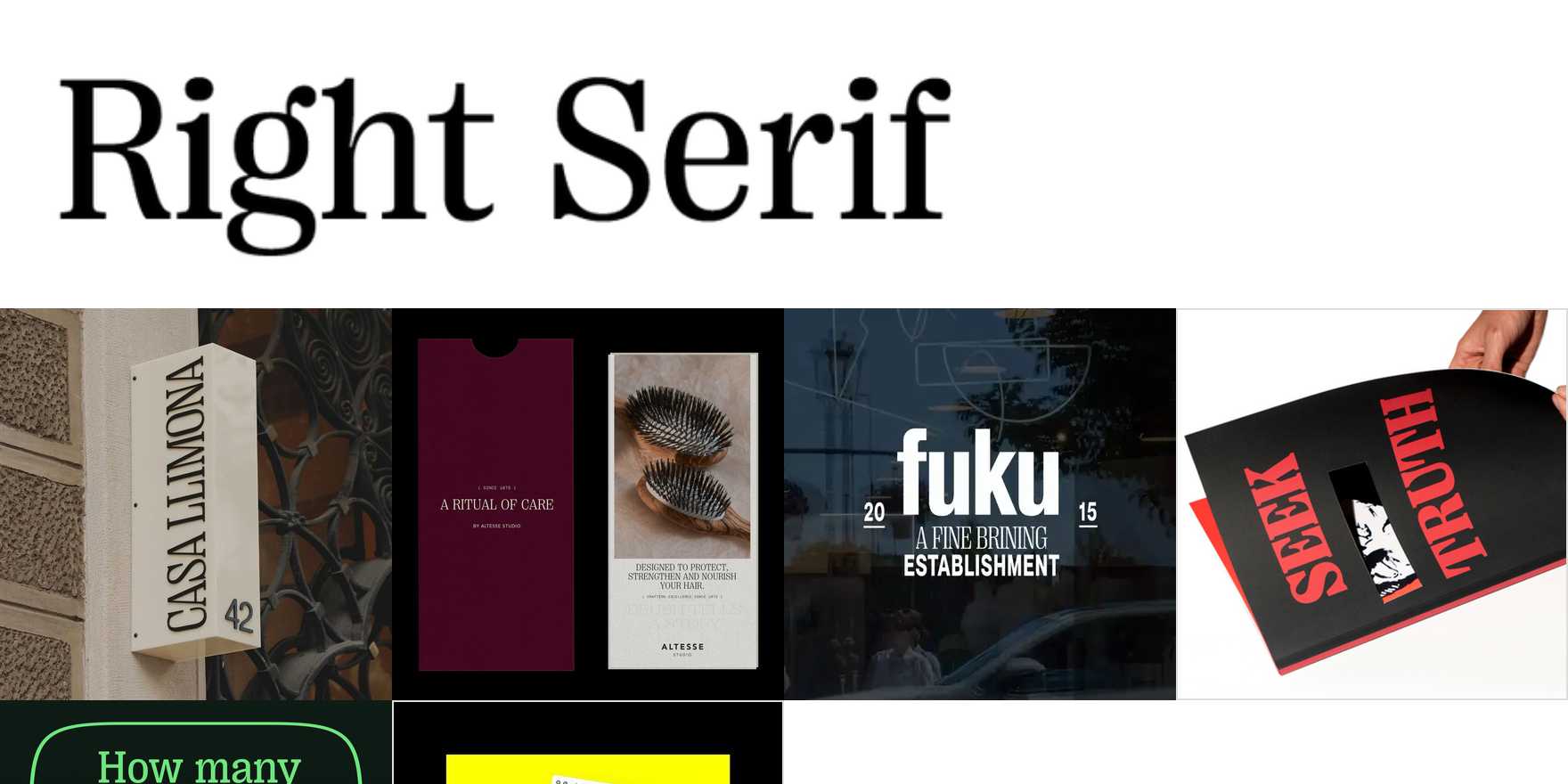 Right Serif in use - Fonts In Use
