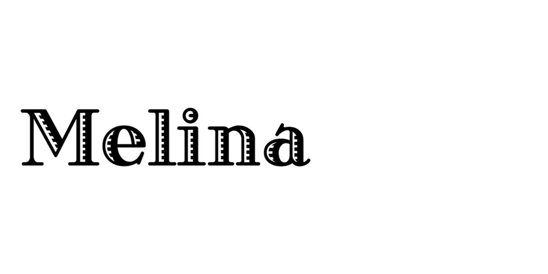 Melina in use - Fonts In Use