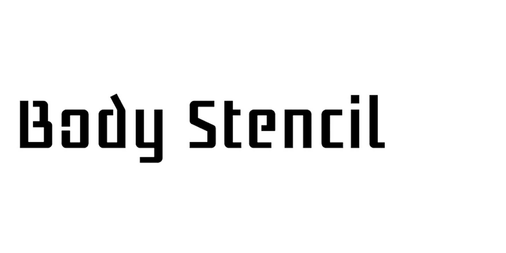 Body Stencil (Arktype) in use - Fonts In Use