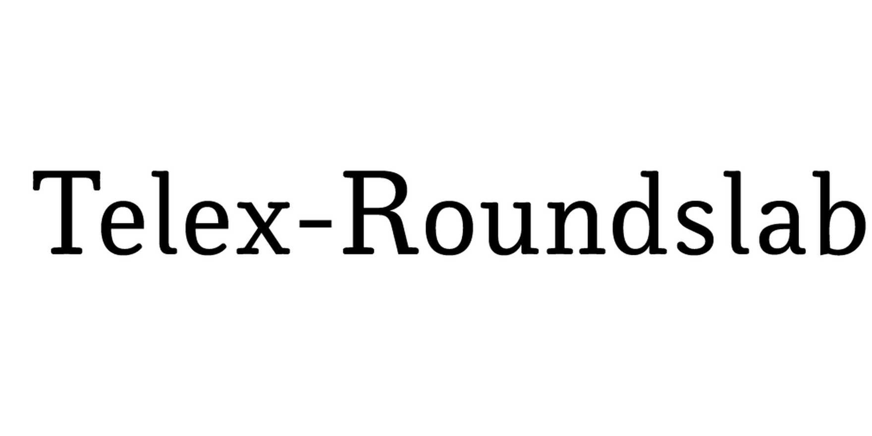 Telex-Roundslab in use - Fonts In Use