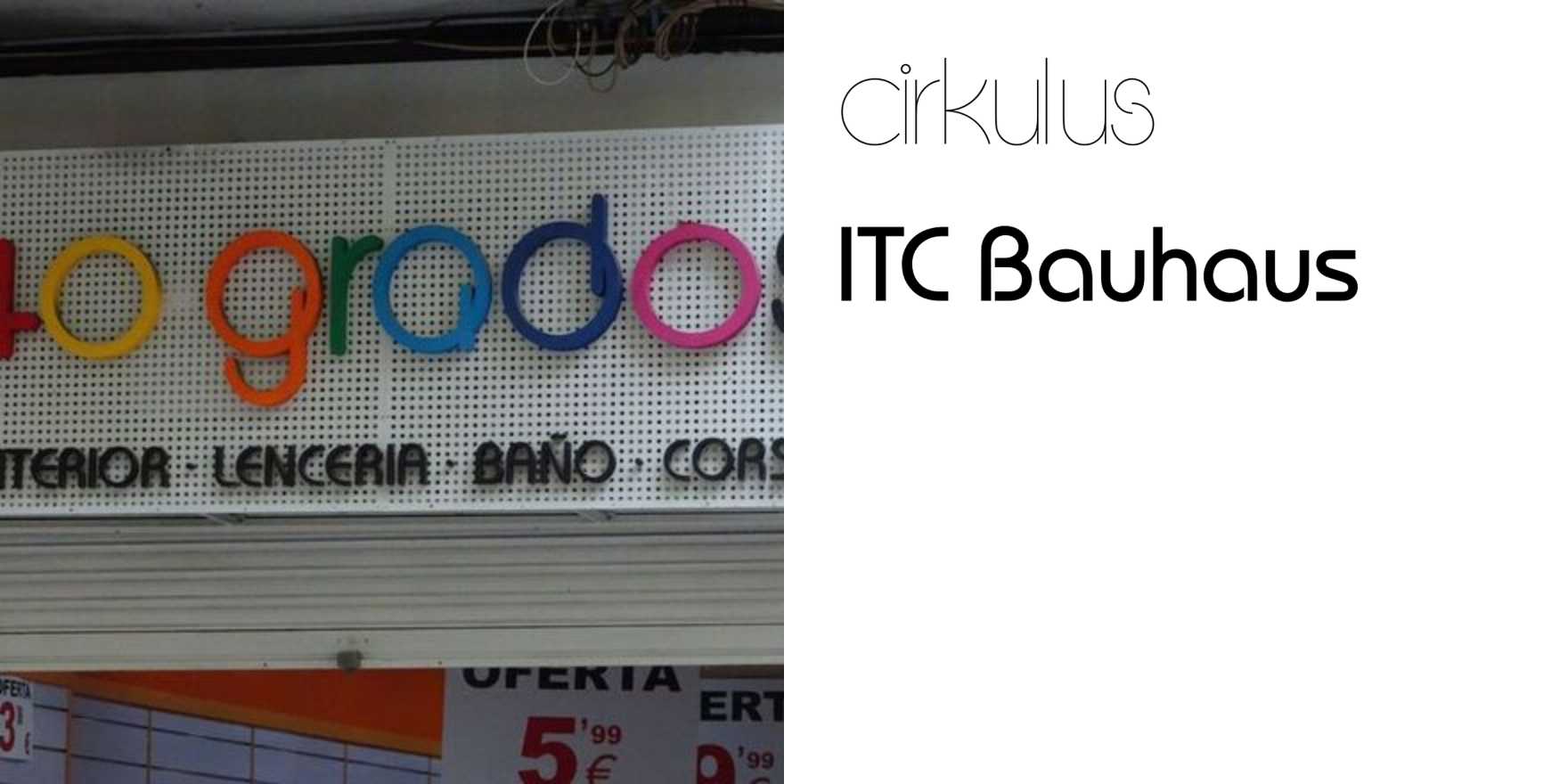 40 grados - Fonts In Use