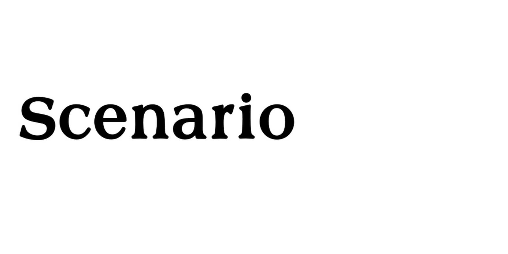 Scenario in use - Fonts In Use