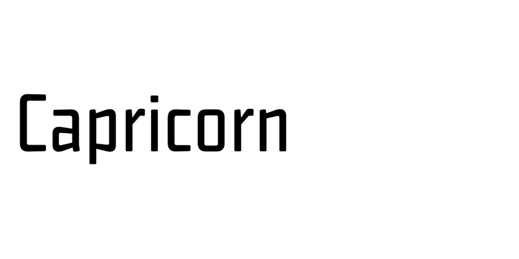 Capricorn in use - Fonts In Use