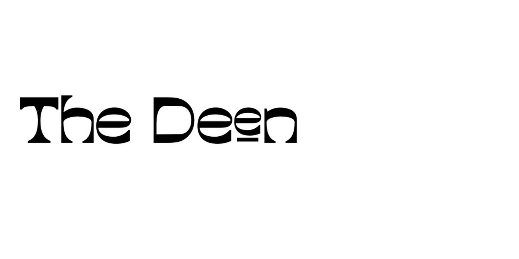 The Deen in use - Fonts In Use