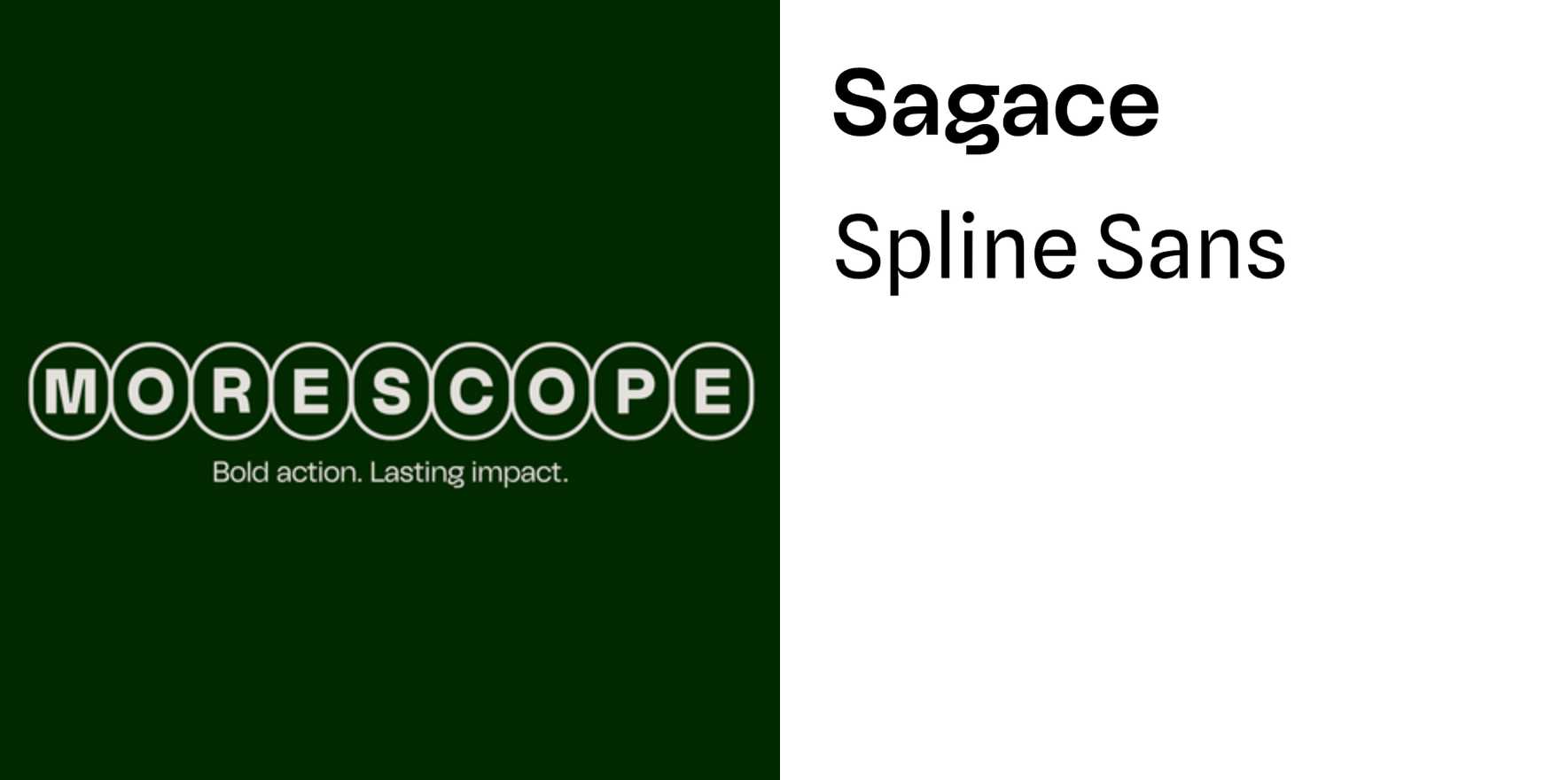 Morescope - Fonts In Use