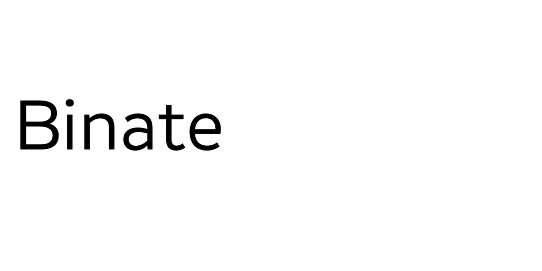 Binate in use - Fonts In Use