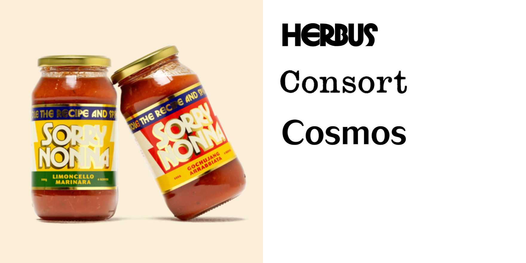 Sorry Nonna - Fonts In Use