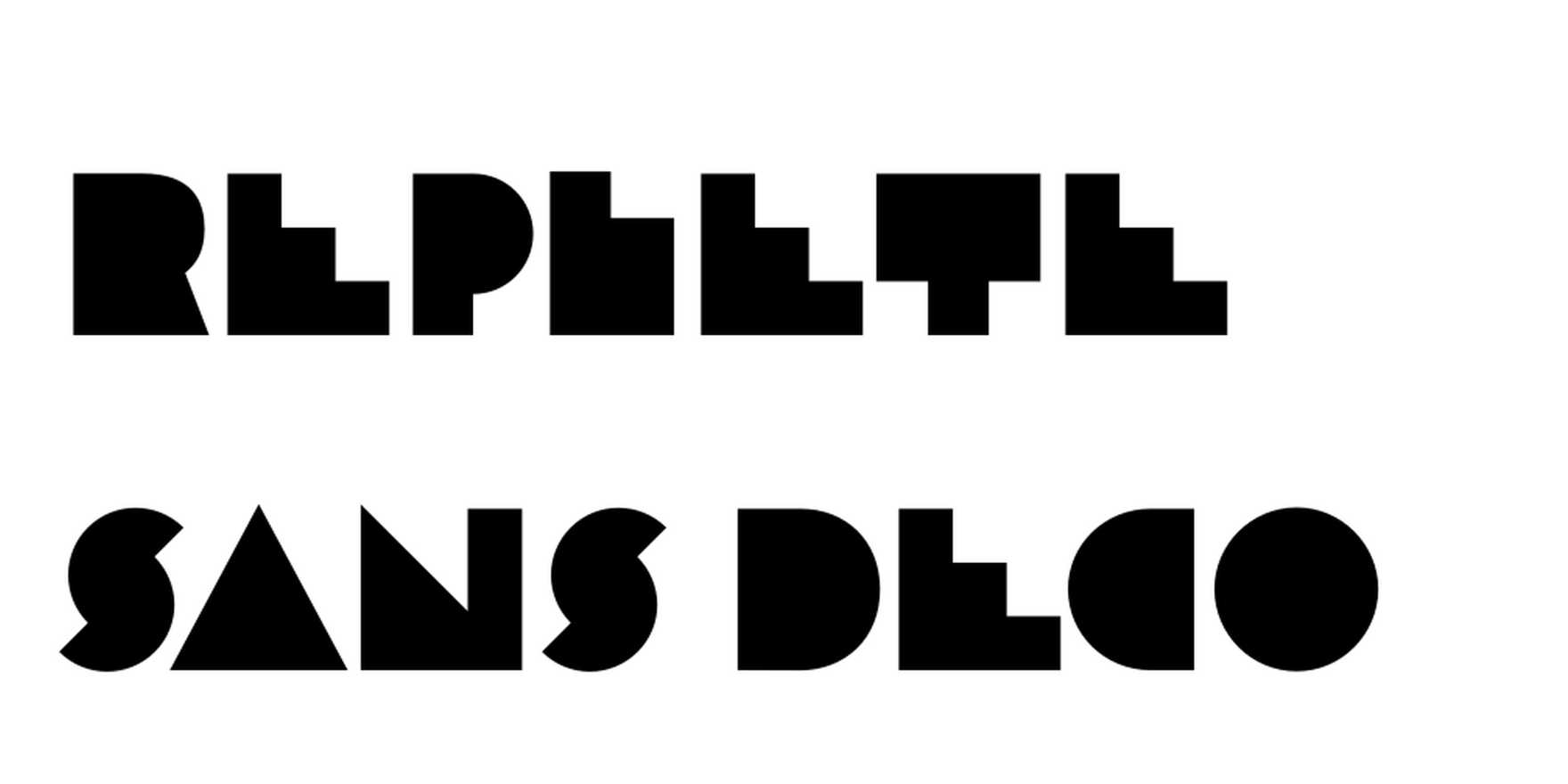 Replete Sans Deco in use - Fonts In Use