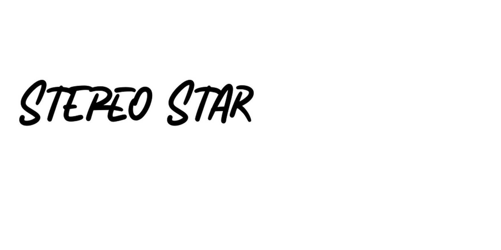 Stereo Star in use - Fonts In Use
