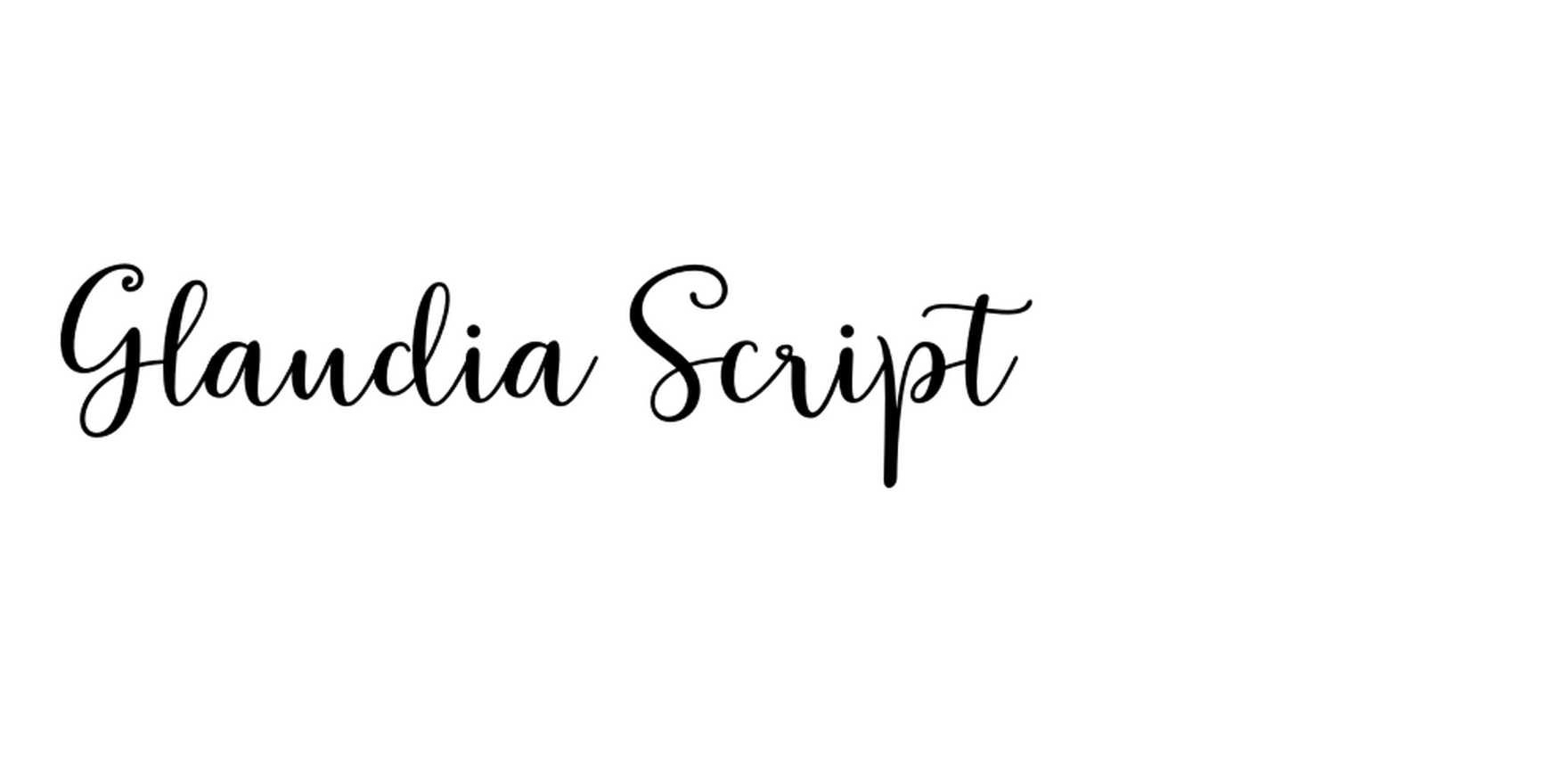 Glaudia Script in use - Fonts In Use