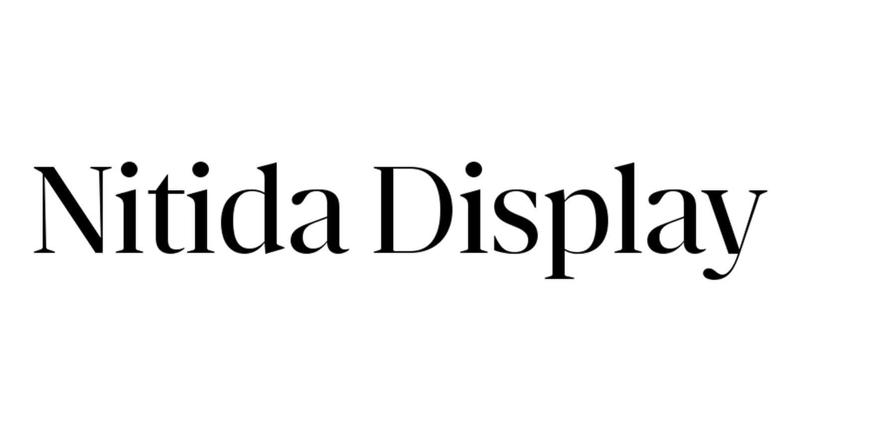 Nitida Display in use - Fonts In Use
