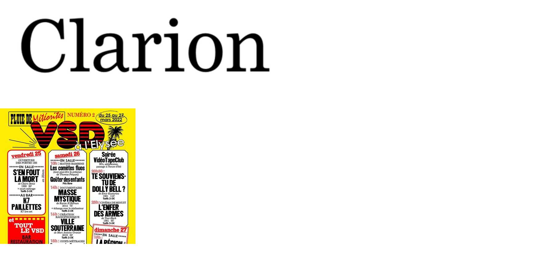 Clarion in use - Fonts In Use