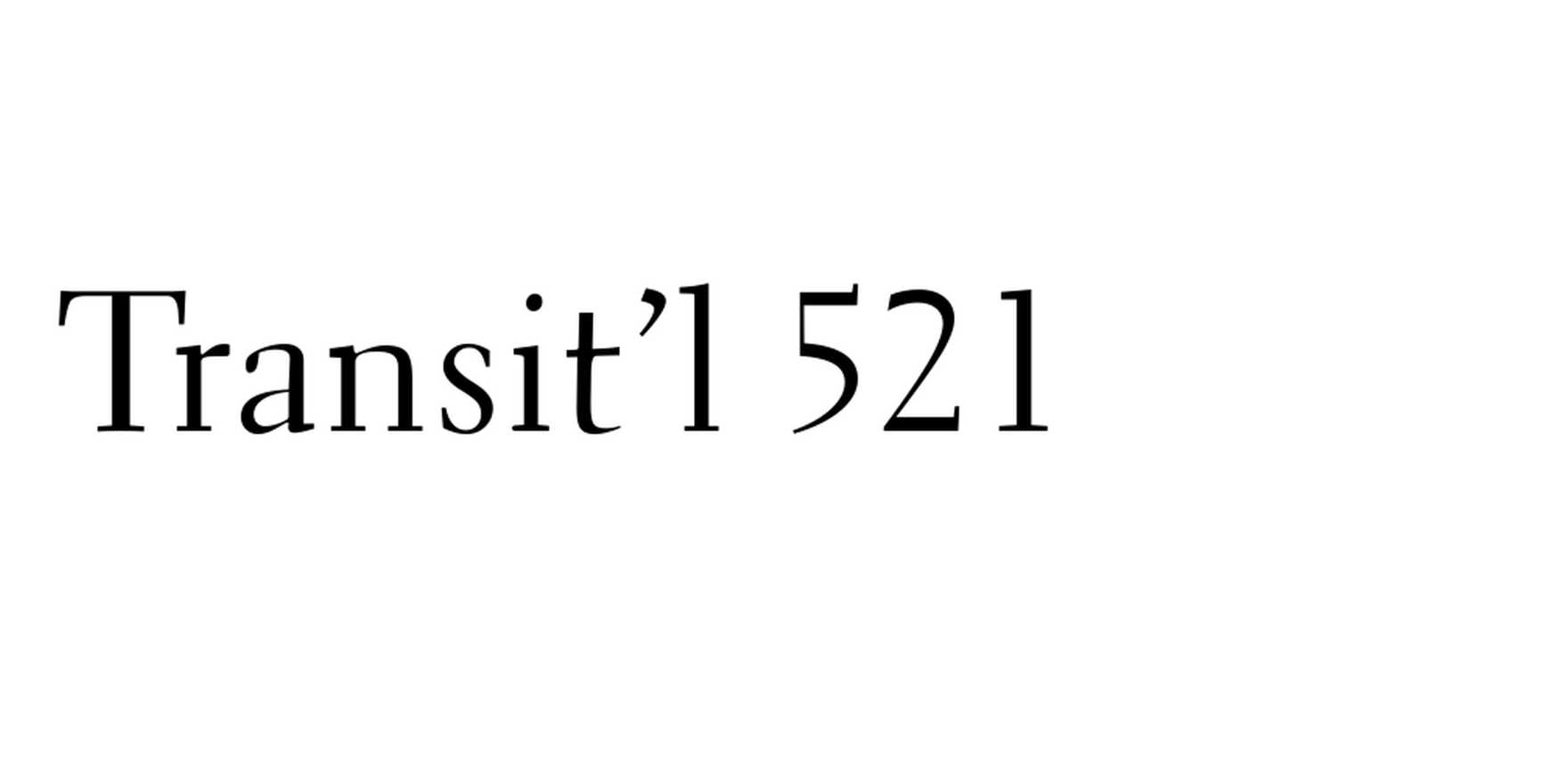 Transitional 521 in use - Fonts In Use