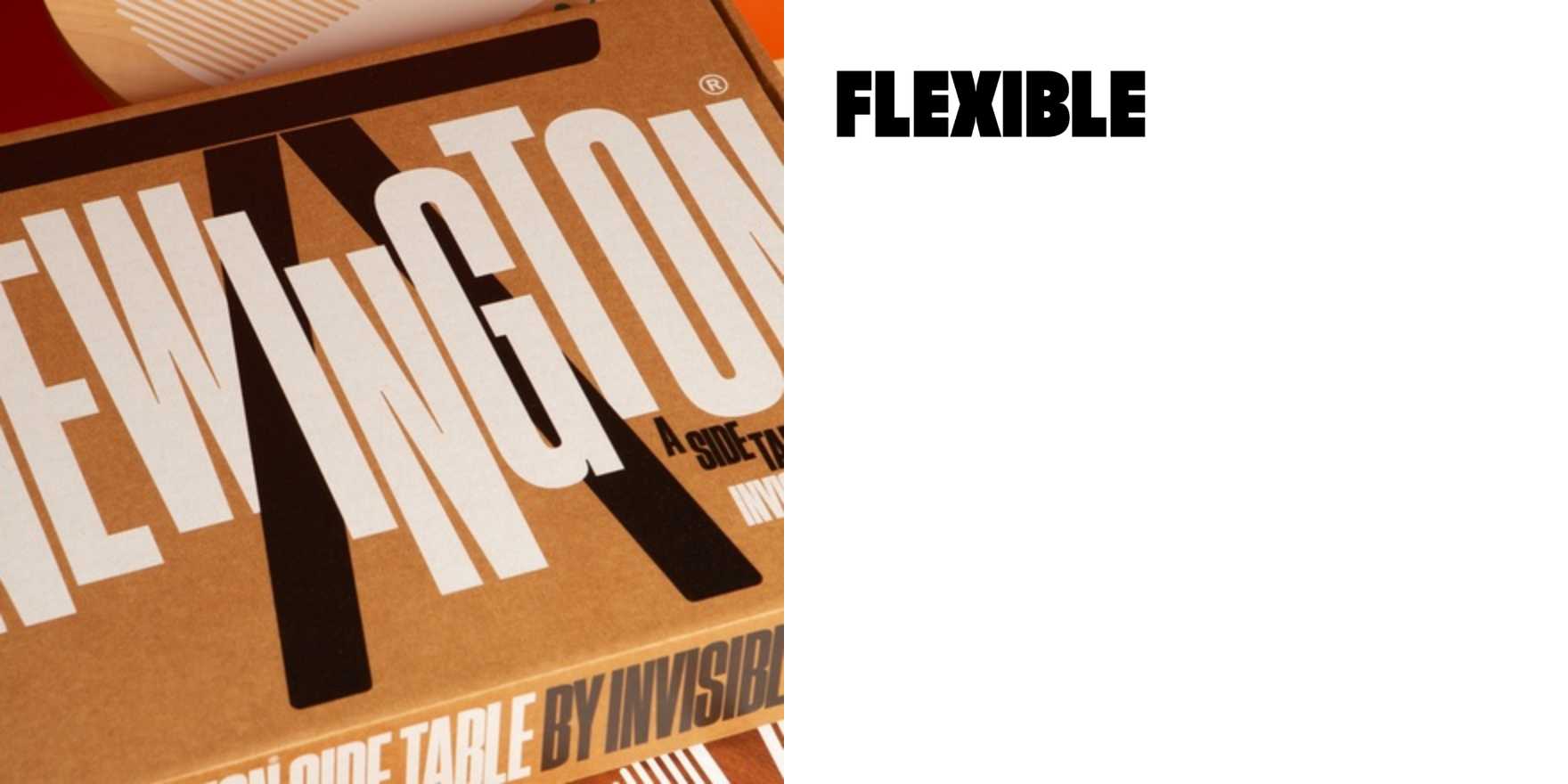 Newington table packaging - Fonts In Use