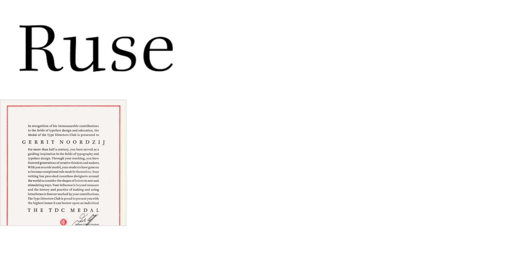 Ruse in use - Fonts In Use