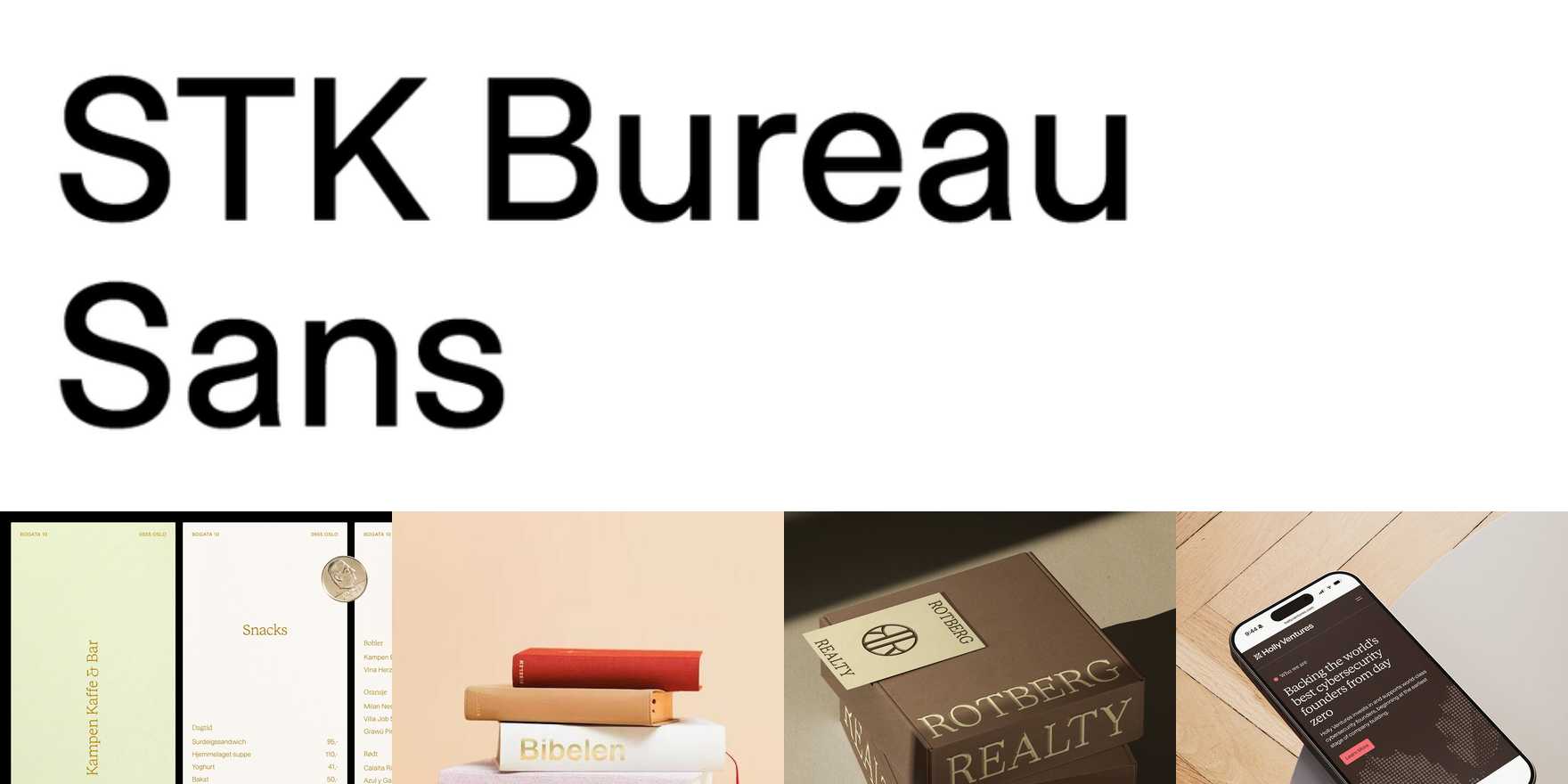 STK Bureau Sans in use - Fonts In Use