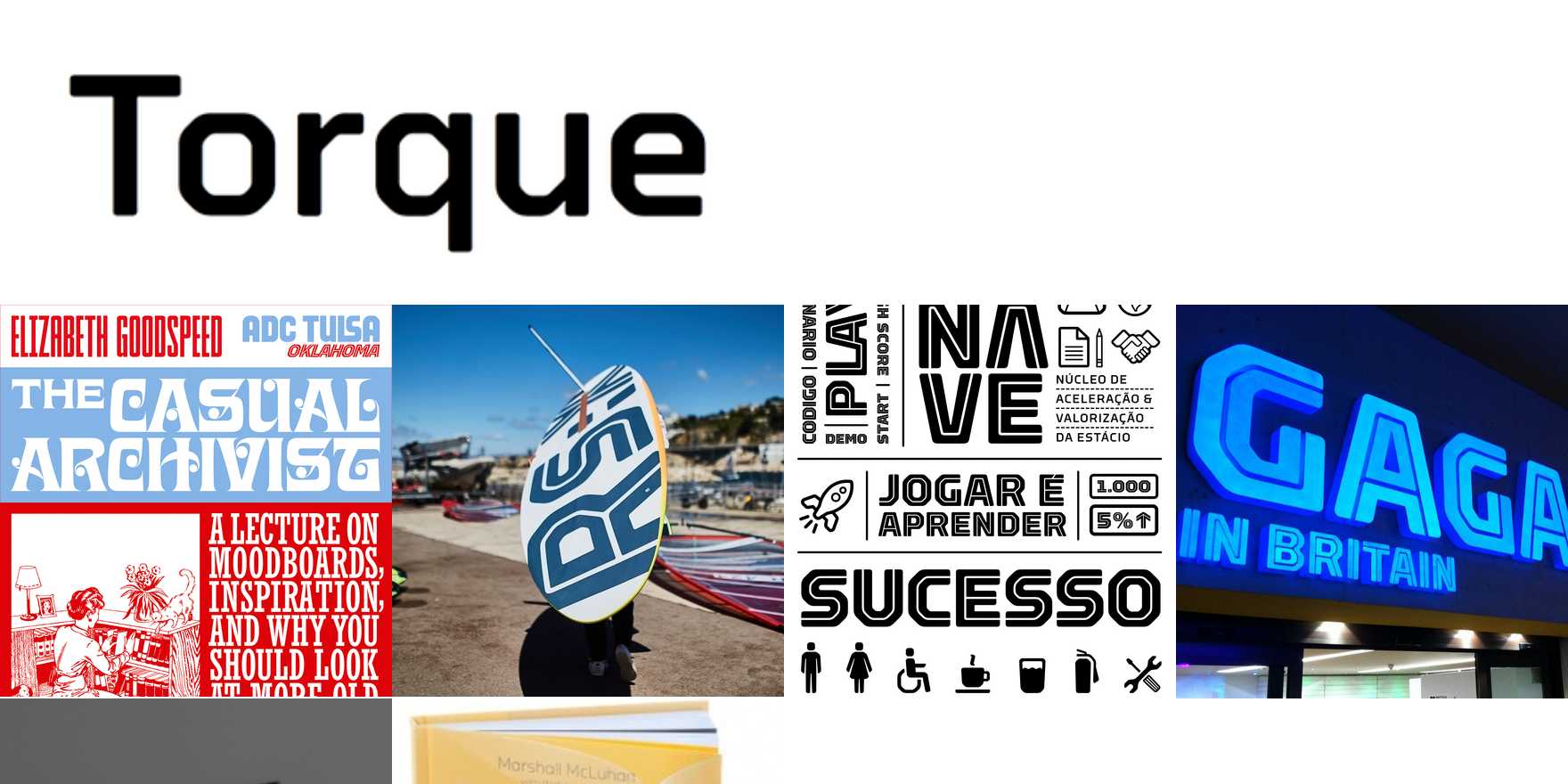 Torque in use - Fonts In Use