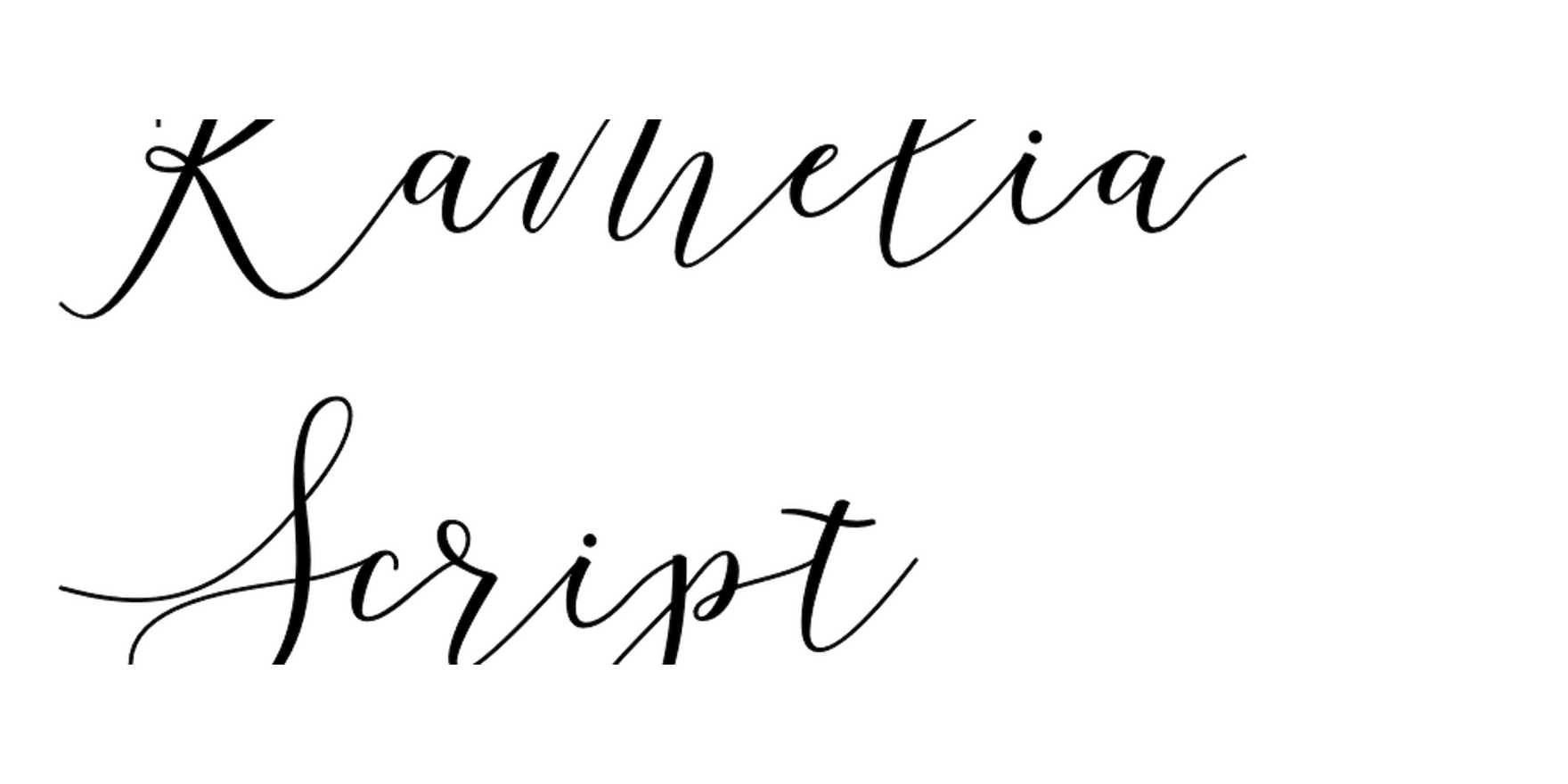 Kamelia Script in use - Fonts In Use