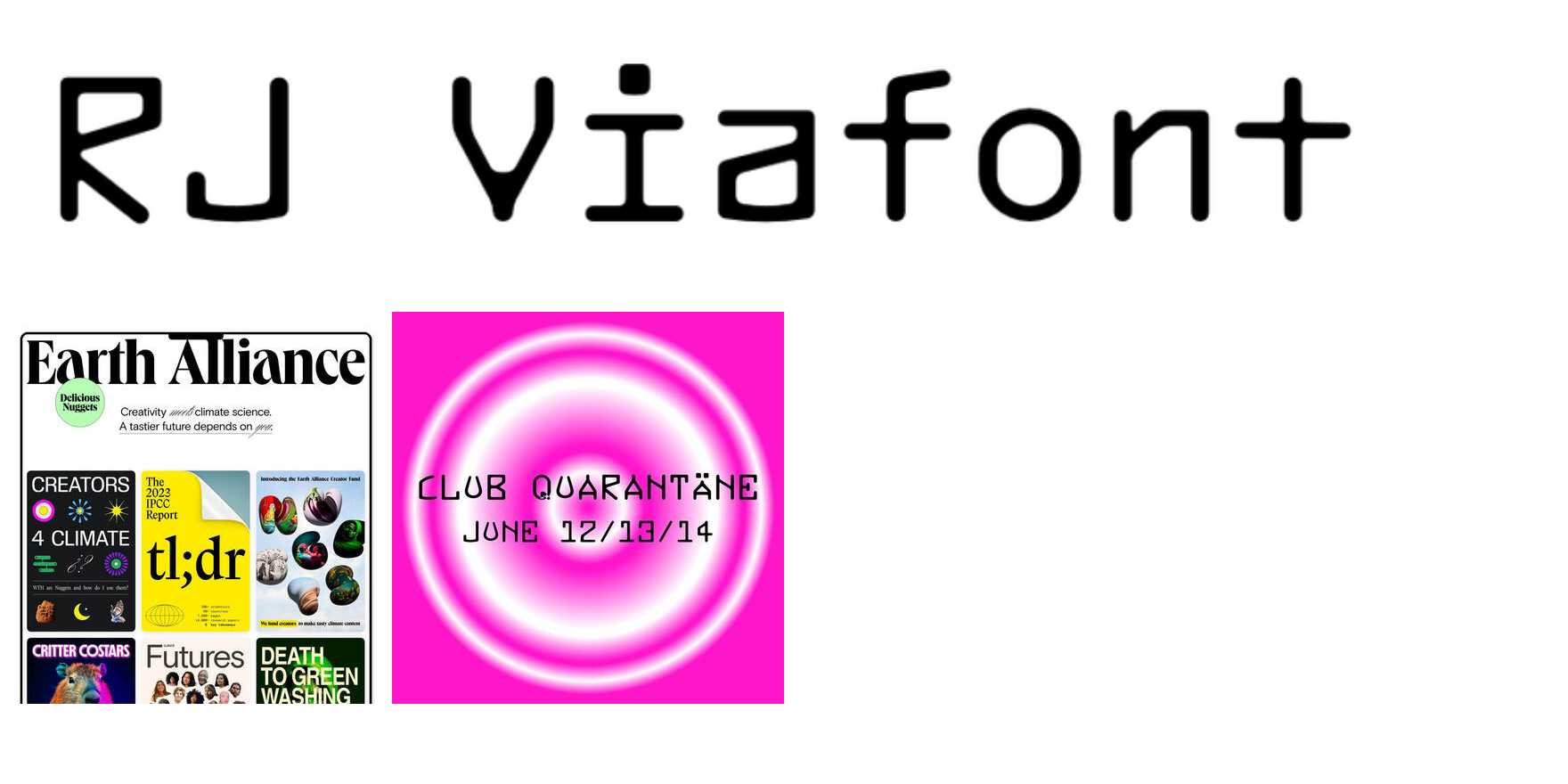 RJ Viafont in use - Fonts In Use