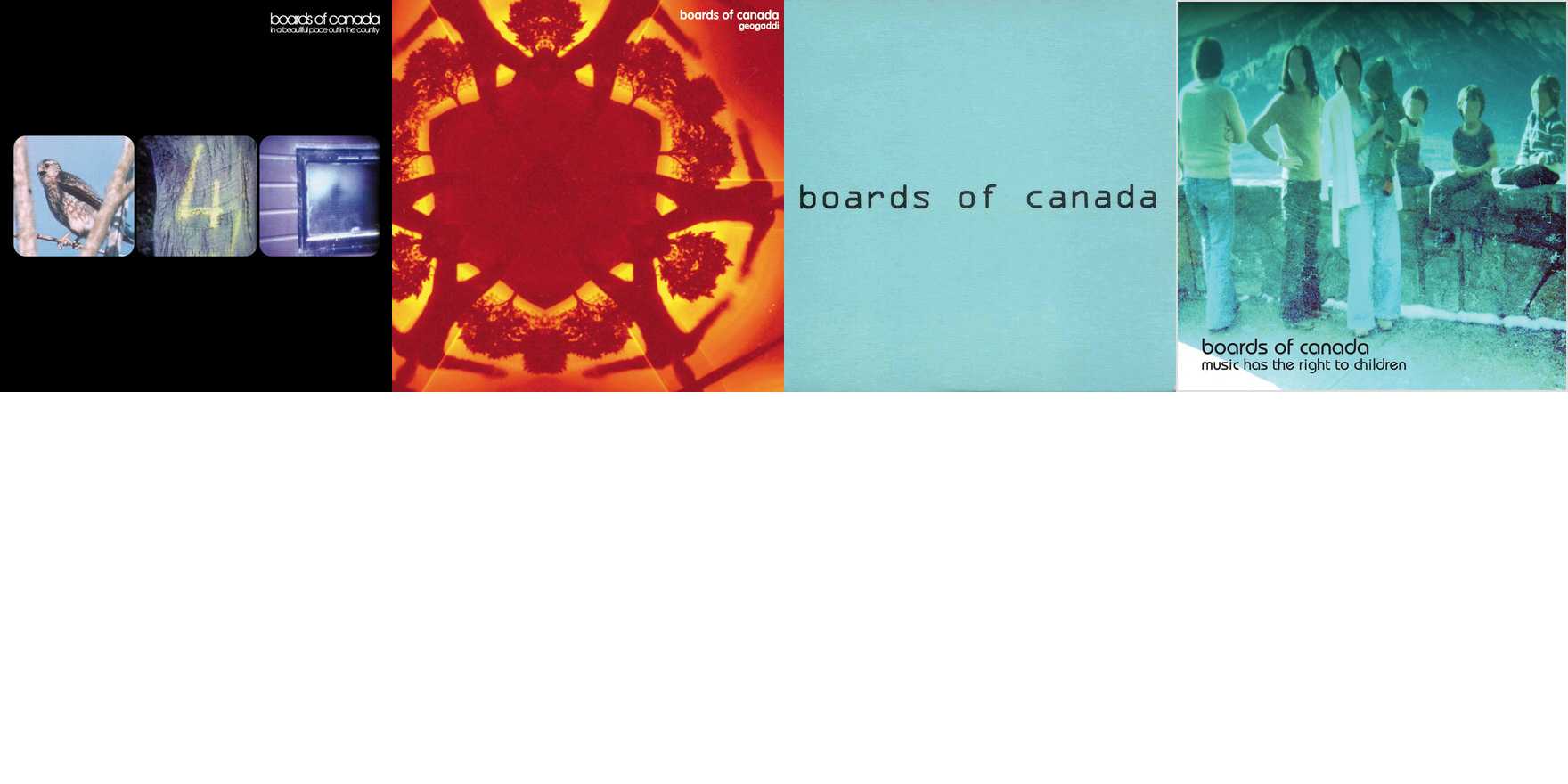 Boards of Canada - Fonts In Use