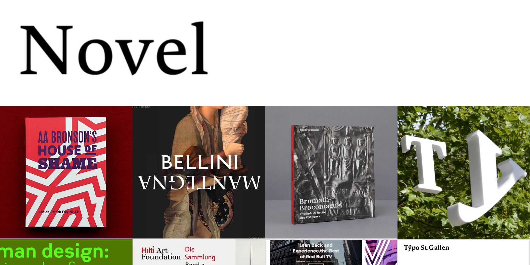 Novel in use - Fonts In Use