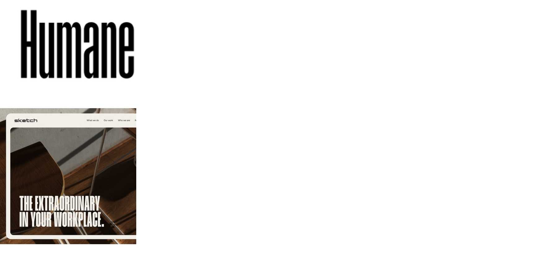 Humane in use - Fonts In Use