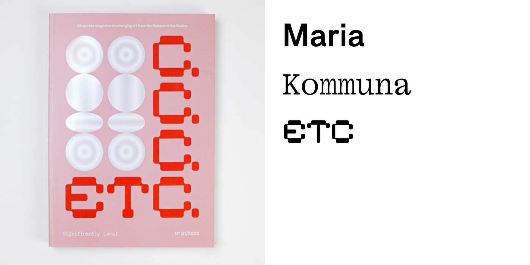 Etc. magazine - Fonts In Use