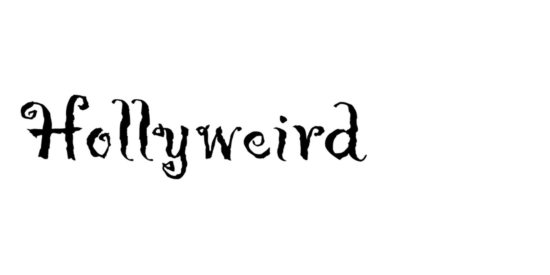 Hollyweird in use - Fonts In Use