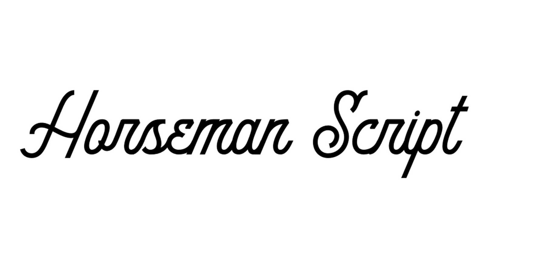 Horseman Script in use - Fonts In Use