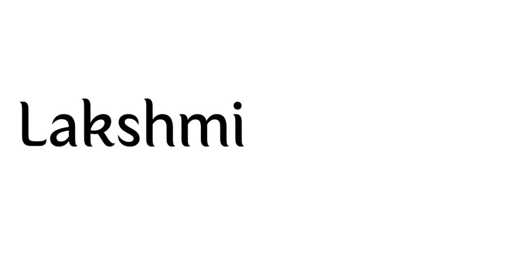 Lakshmi in use - Fonts In Use