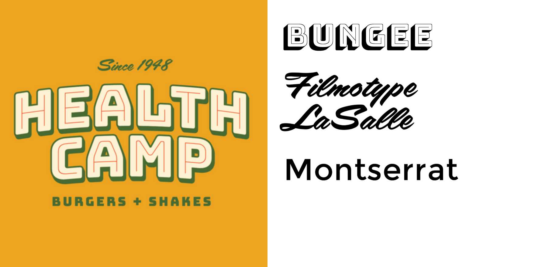 Waco Health Camp - Fonts In Use