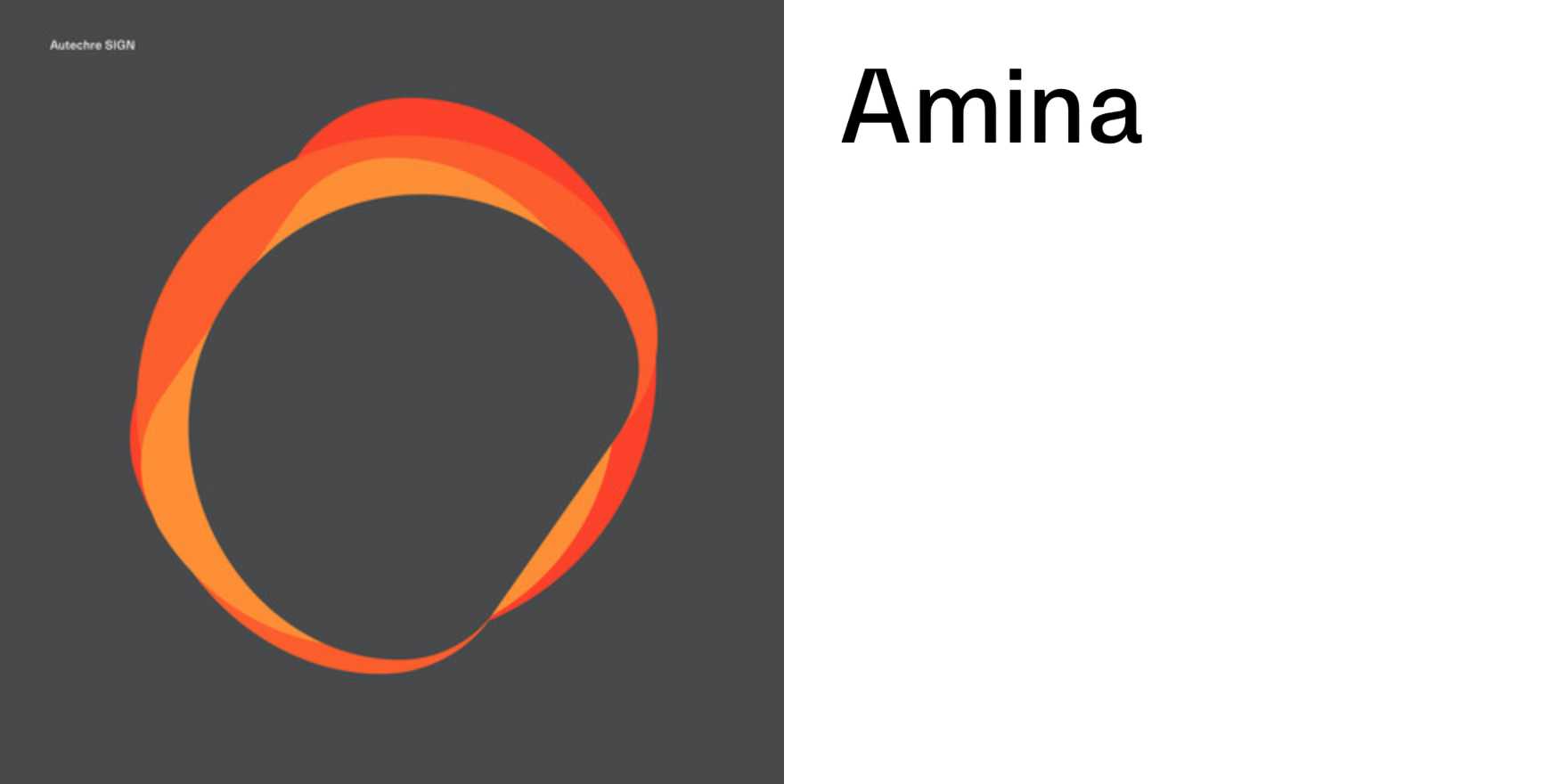 Autechre – SIGN and PLUS album art - Fonts In Use