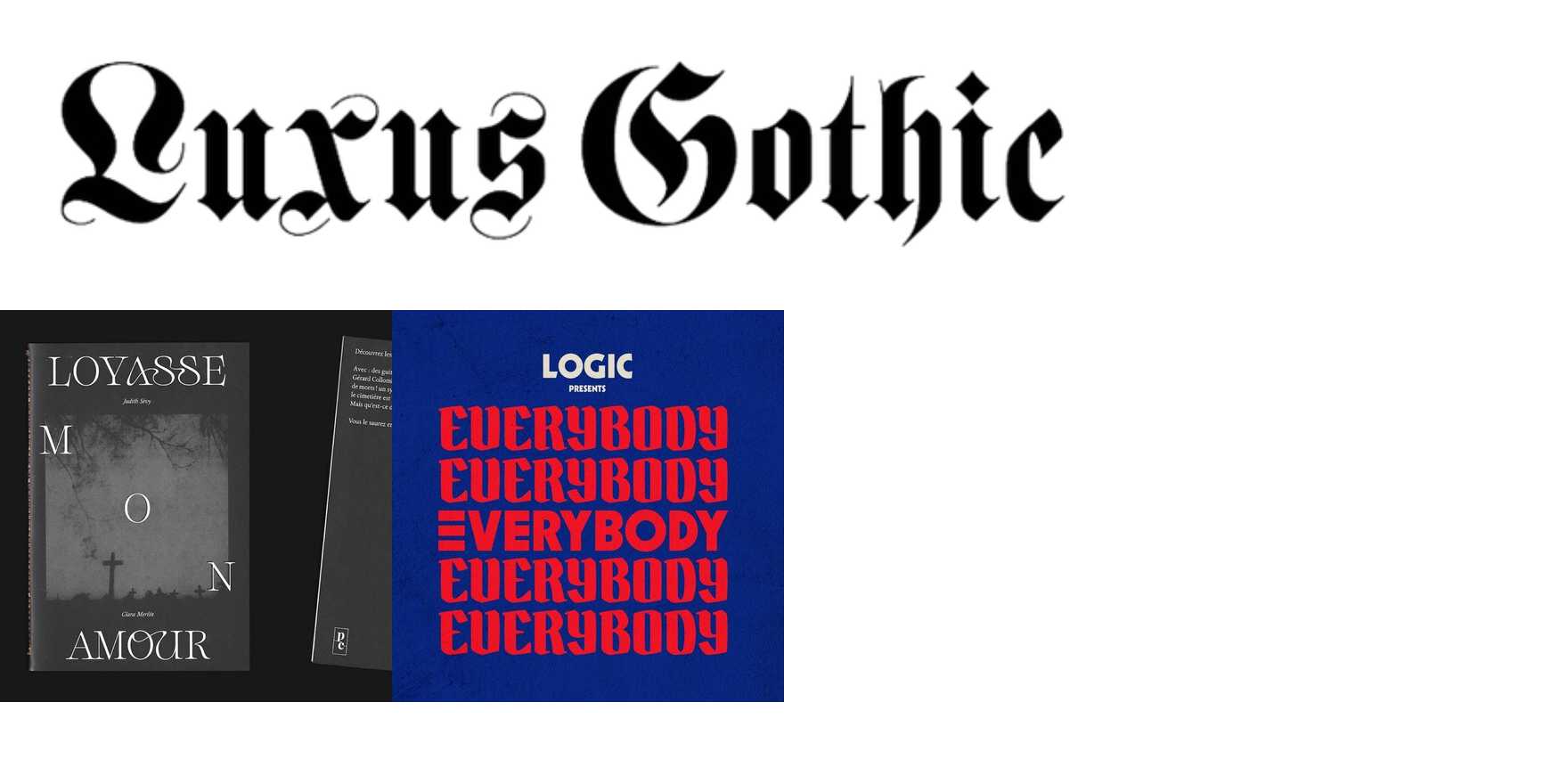 Luxus Gothic in use - Fonts In Use