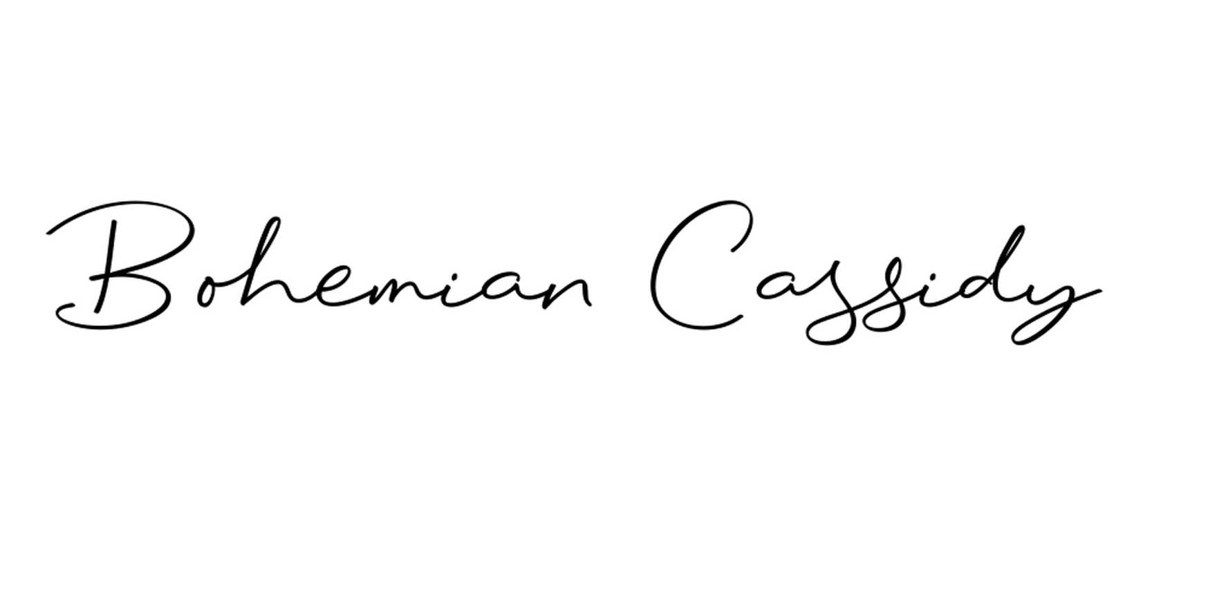 Bohemian Cassidy in use - Fonts In Use