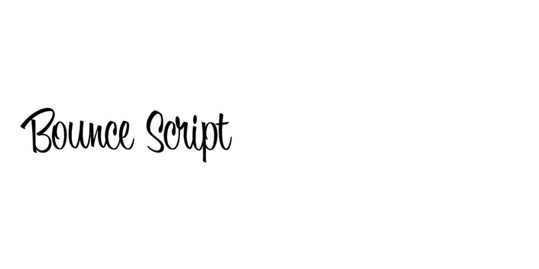 Bounce Script in use - Fonts In Use